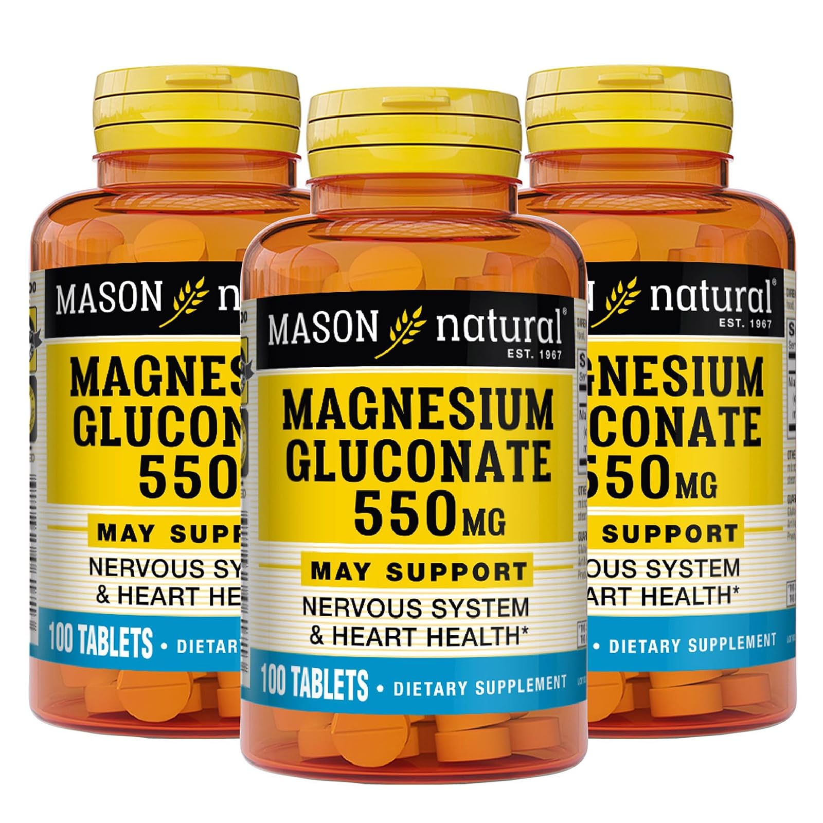 Mason Natural magnesium gluconate tablets