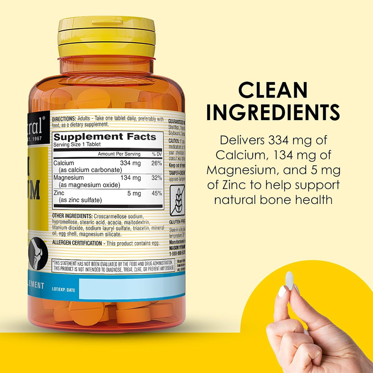 Mason Natural minerals for daily wellness