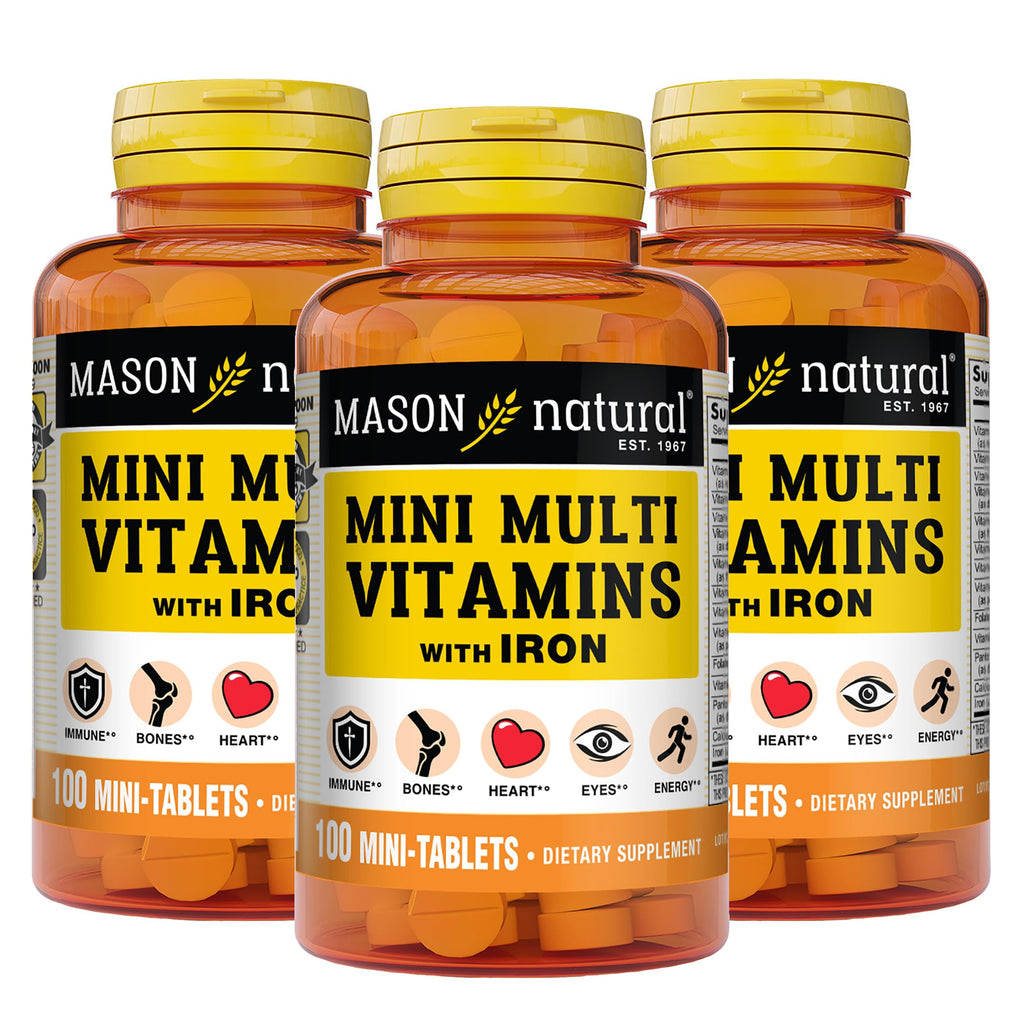 Mason Natural mini multivitamin with iron
