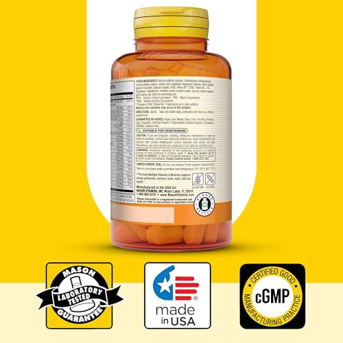 Mason Natural multivitamins for seniors