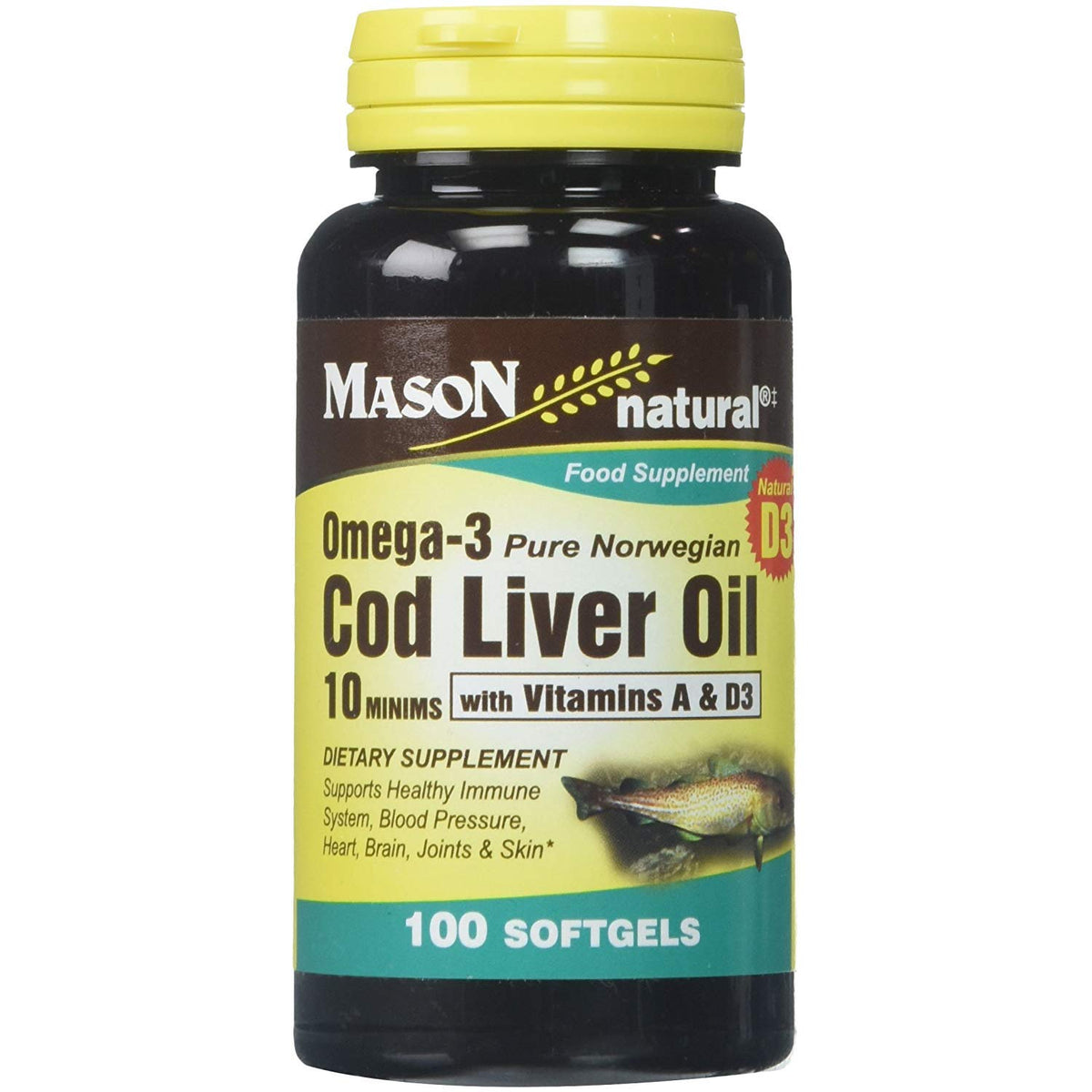 Mason Natural Omega-3 cod liver oil benefits