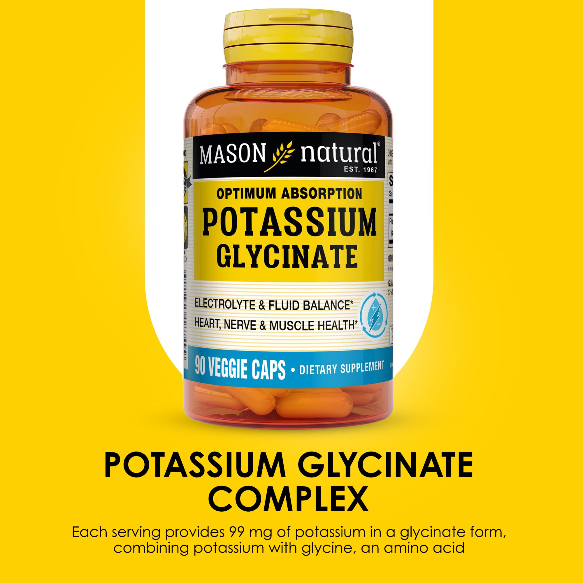 Mason natural potassium for heart health