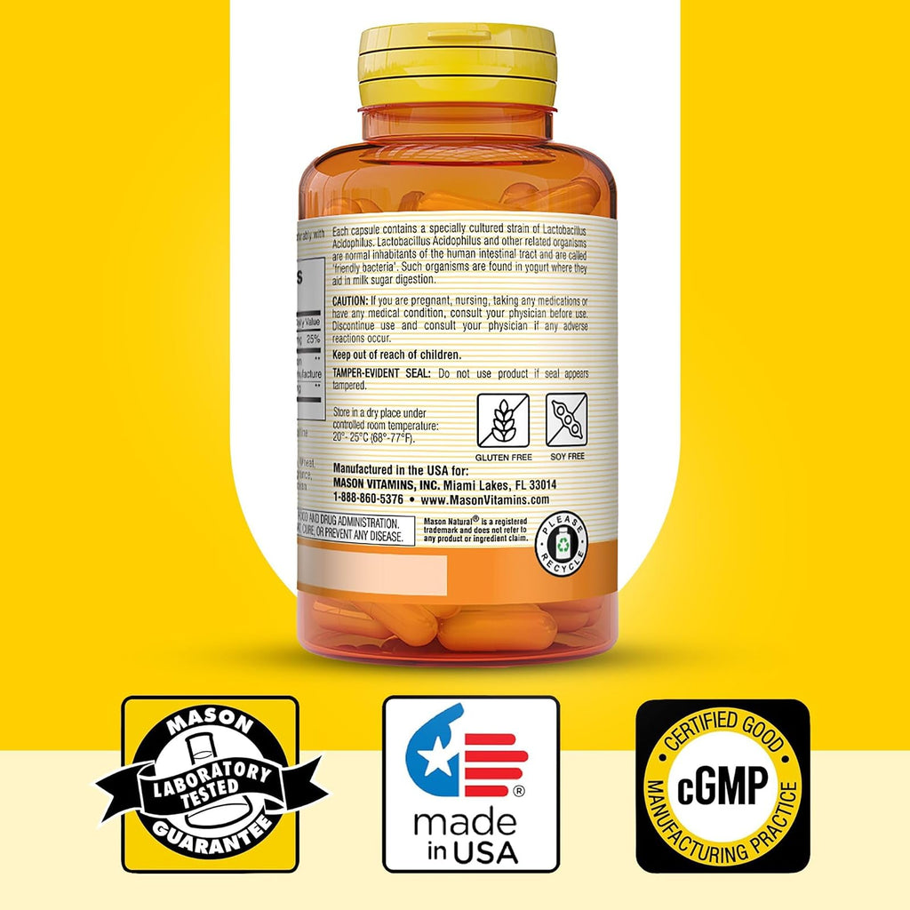 Mason Natural probiotics for men wellness