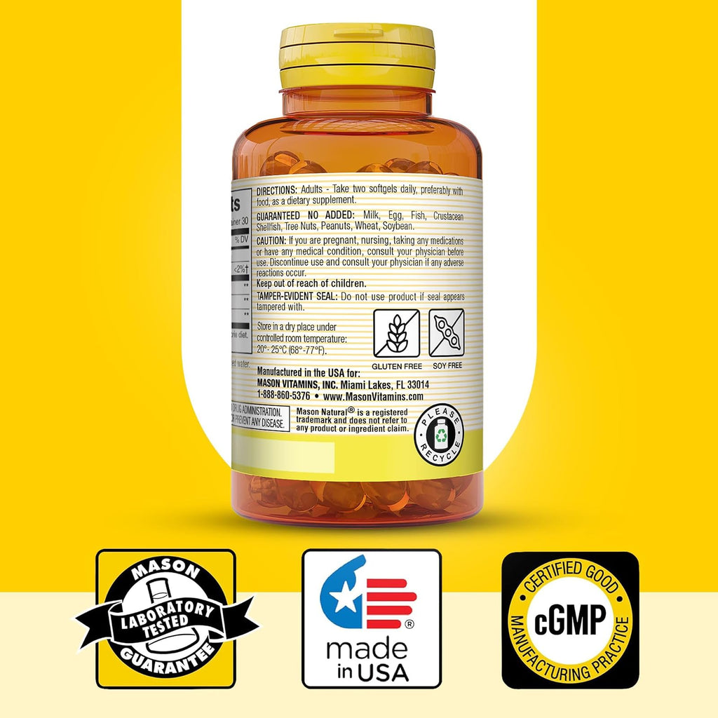 Mason Natural softgels for overall wellness