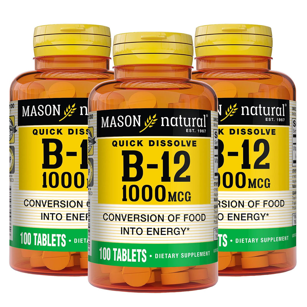 Mason Natural vitamin B12 quick dissolve