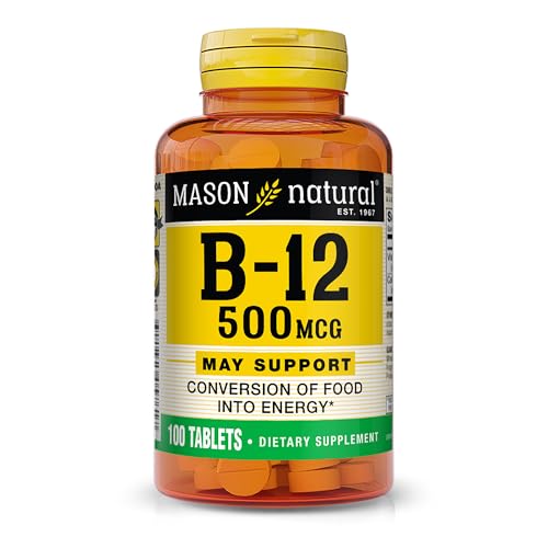 Mason Natural Vitamin B12 supplements