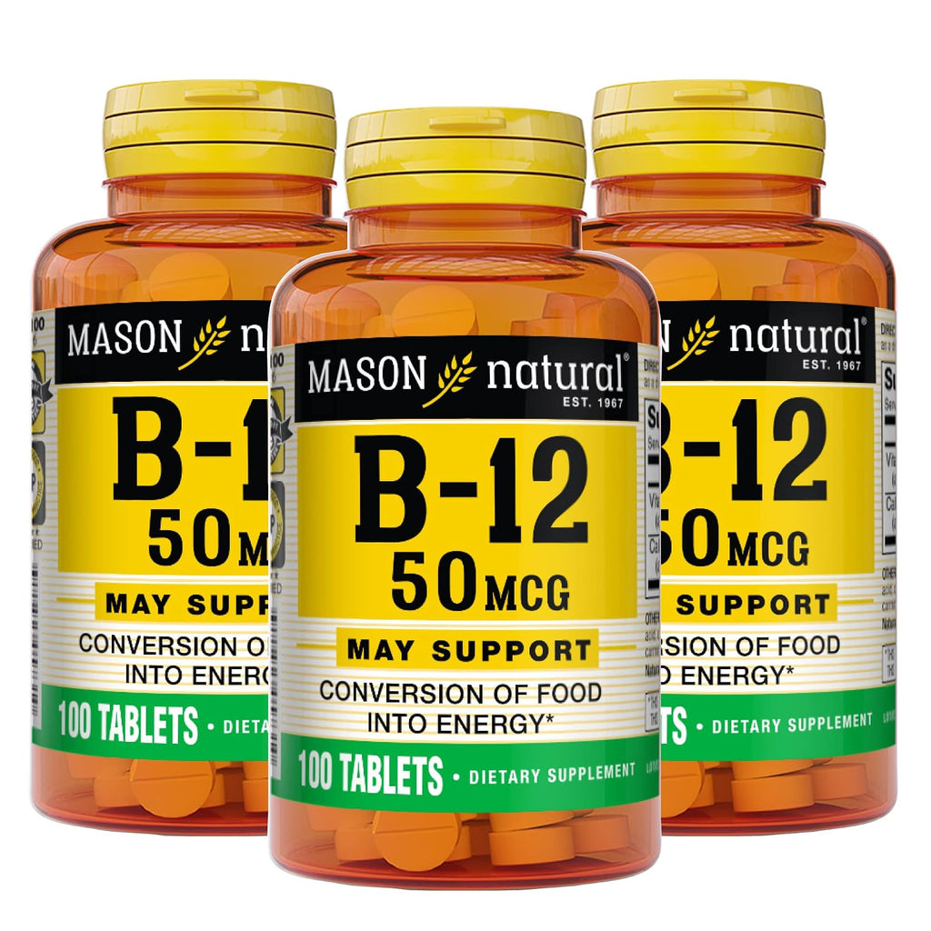 Mason Natural vitamin B12 tablets