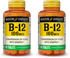 Mason Natural Vitamin B12 tablets