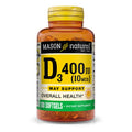 Mason Natural Vitamin D 400 IU softgels