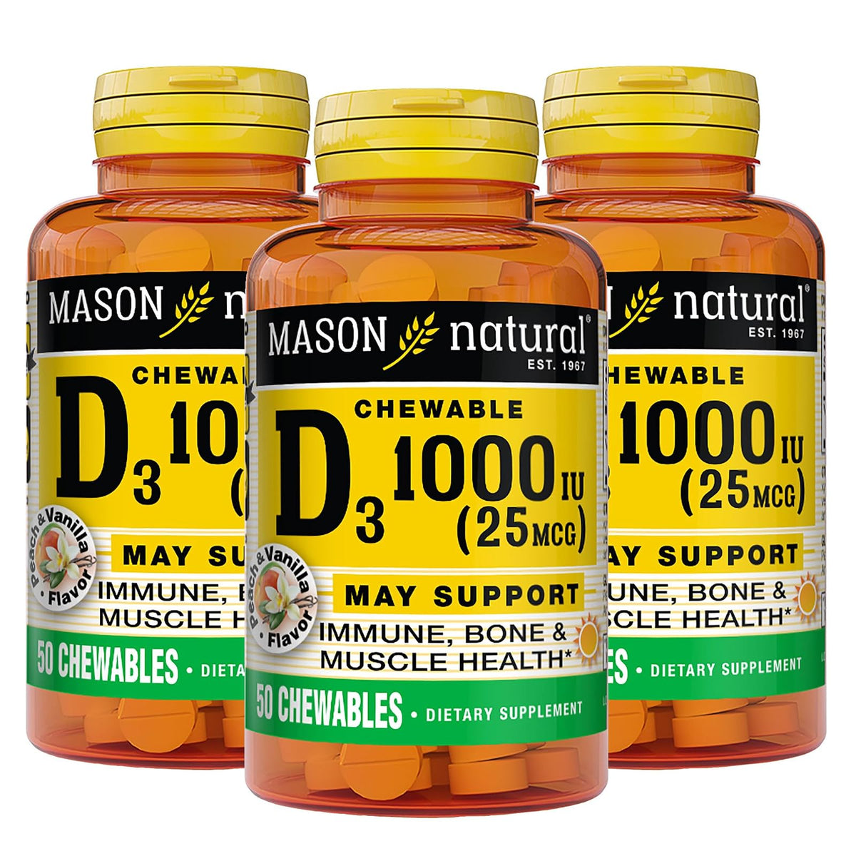 Mason Natural Vitamin D3 chewables