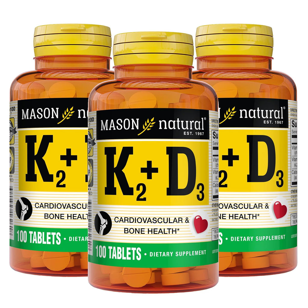 Mason Natural vitamin D3 K2 benefits