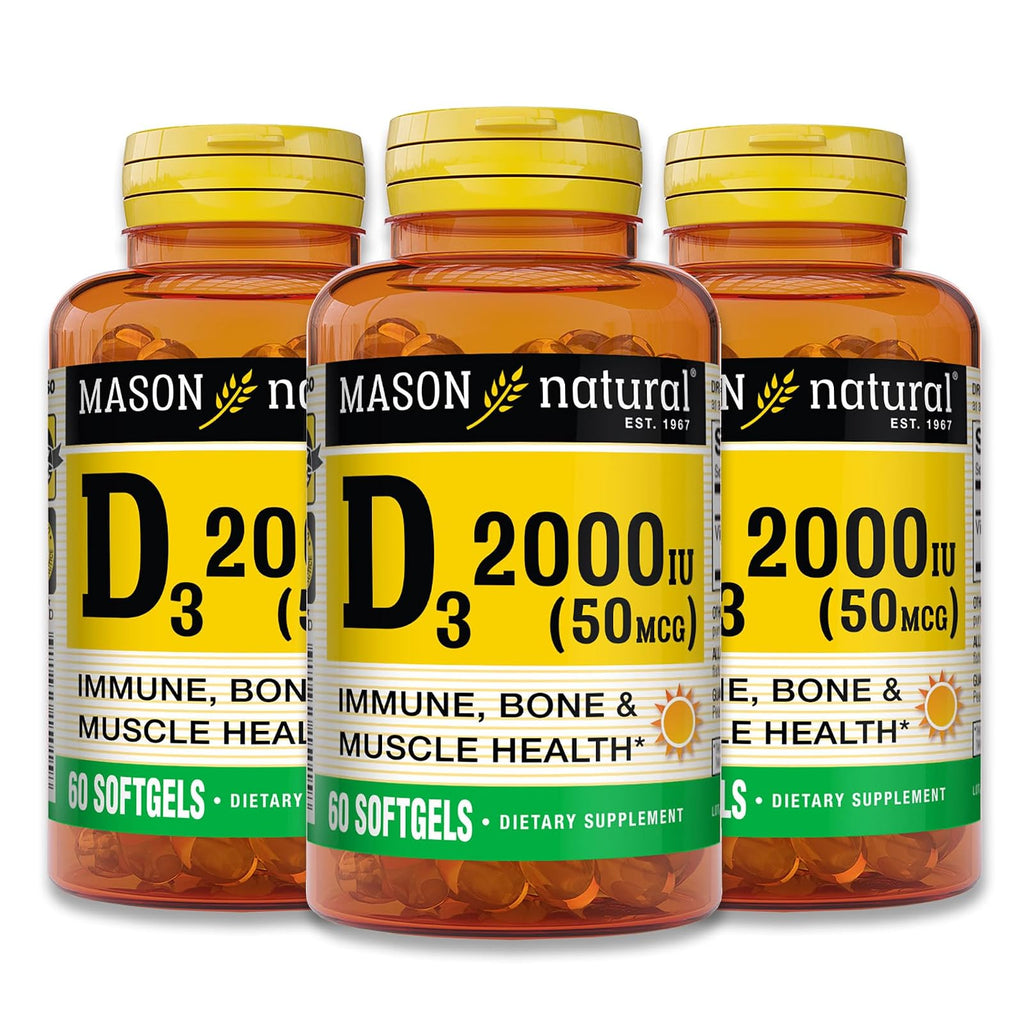Mason Natural Vitamin D3 softgels