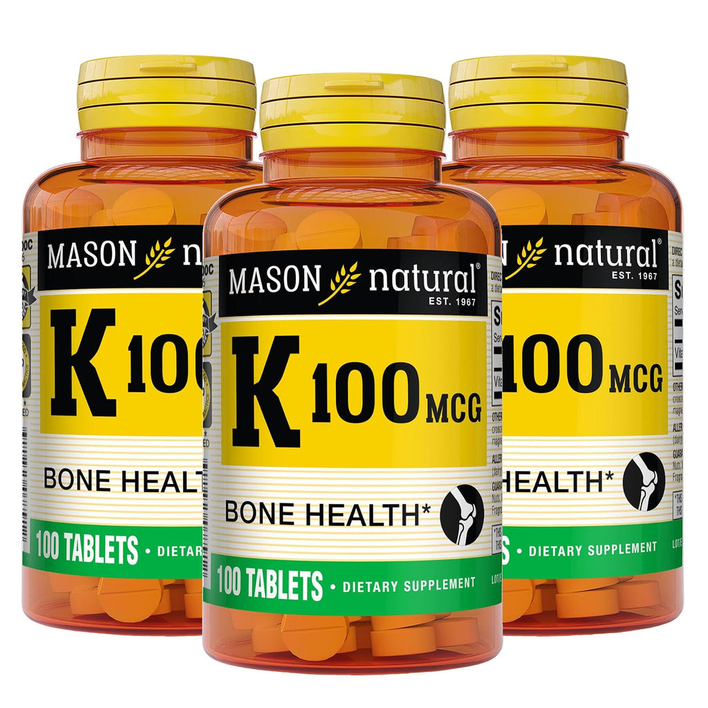 Mason Natural vitamin K 100 mcg tablets