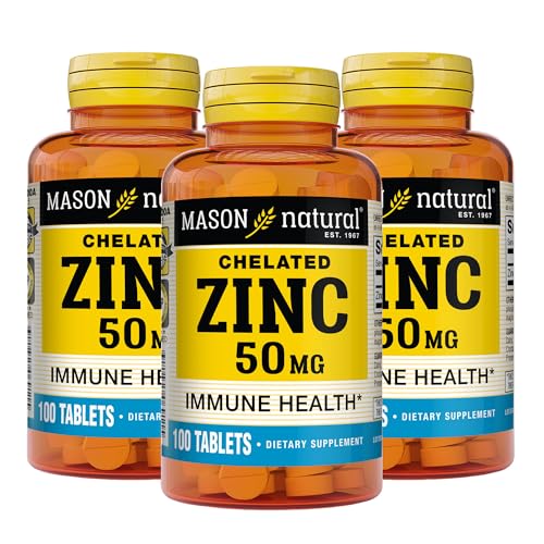 Mason Natural zinc supplement tablets
