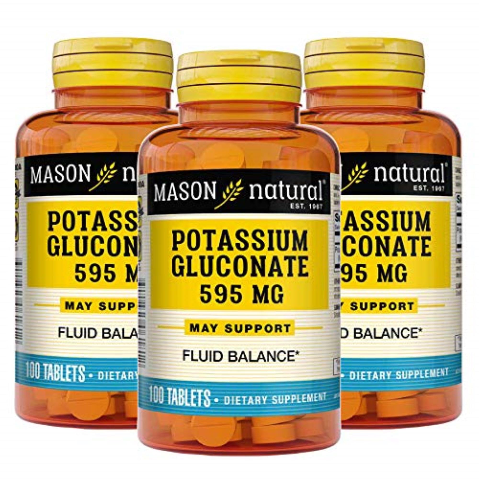 Mason potassium gluconate tablets