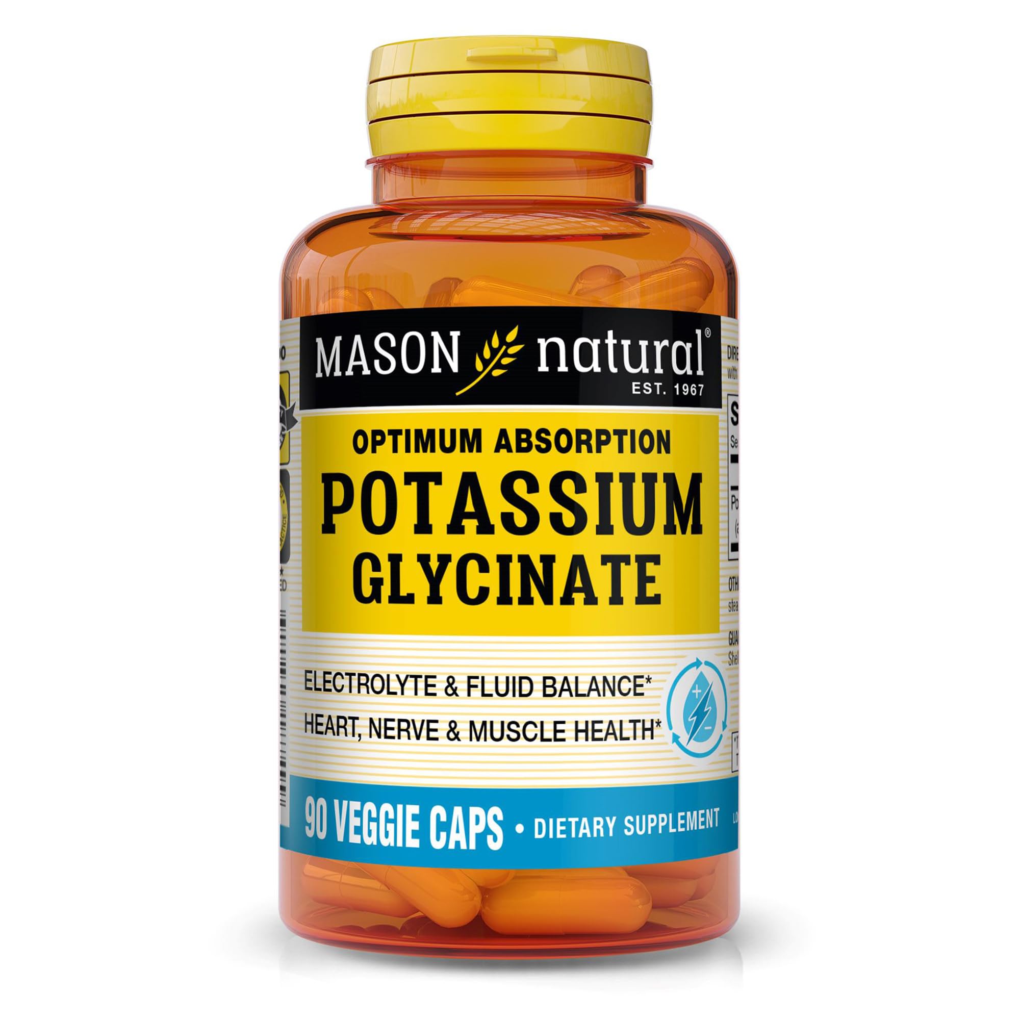 Mason potassium supplement for electrolyte balance