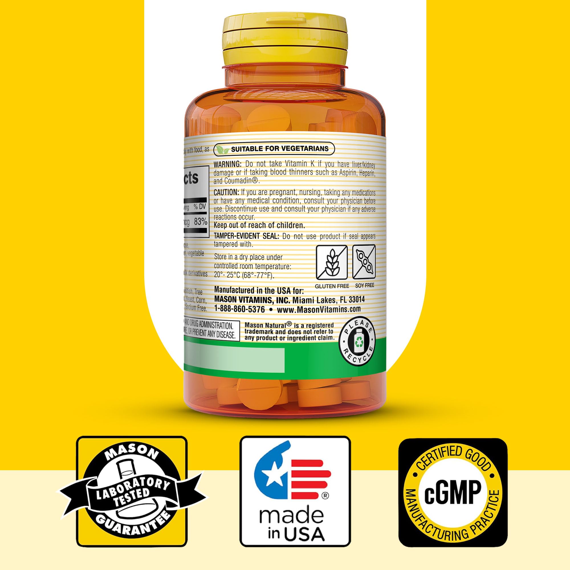 Mason Vitamin K for calcium absorption