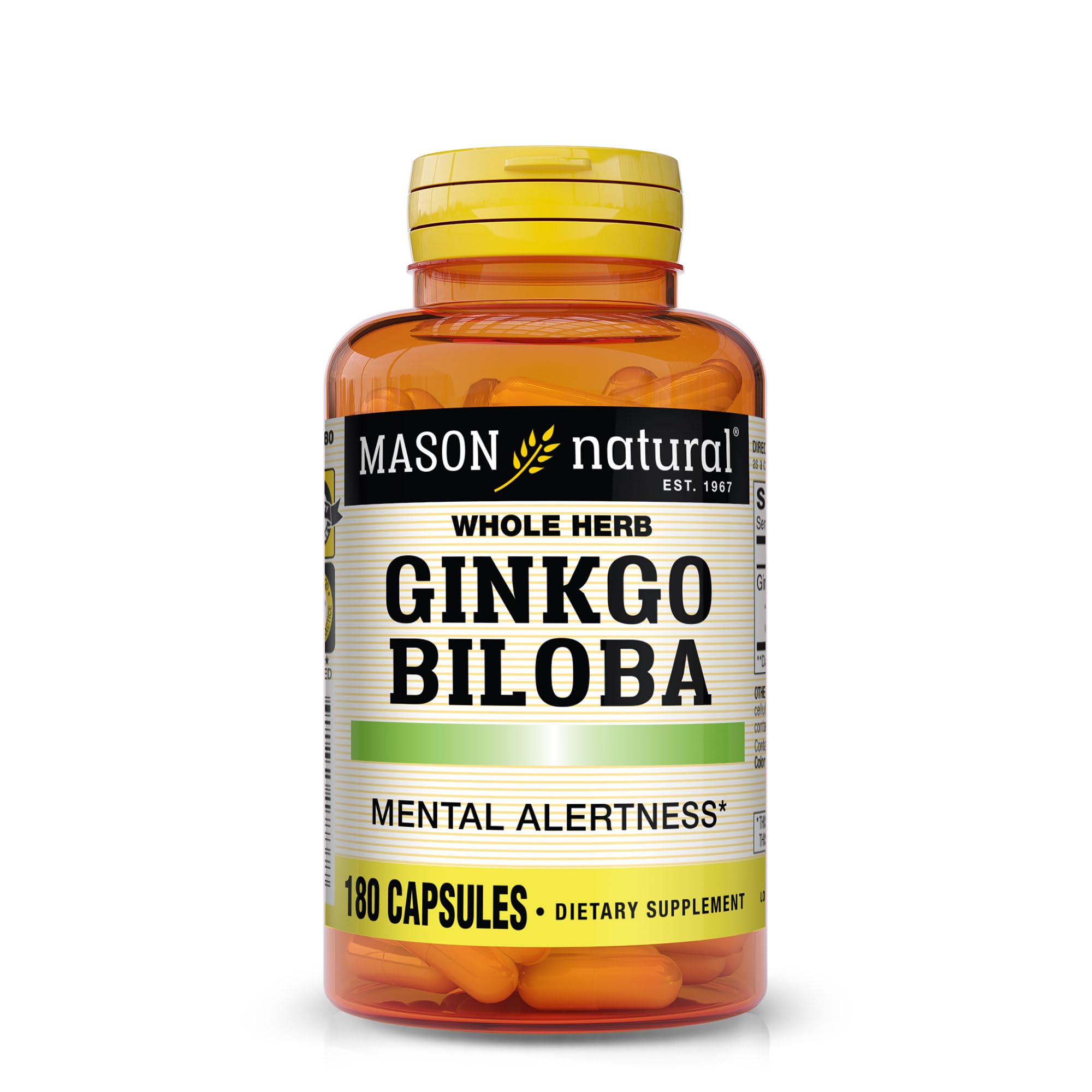 Mason Vitamins ginkgo biloba capsules for memory