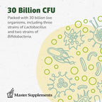 Master Supplements probiotic supplement pack