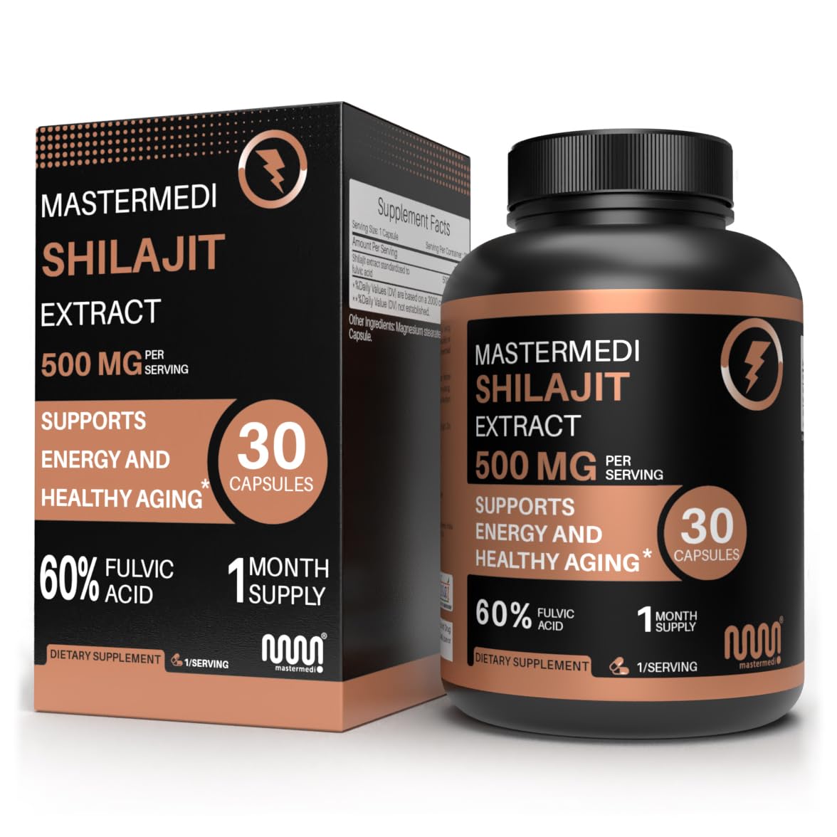 MasterMedi Shilajit vegan capsules