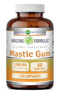 Mastic gum supplement for digestion