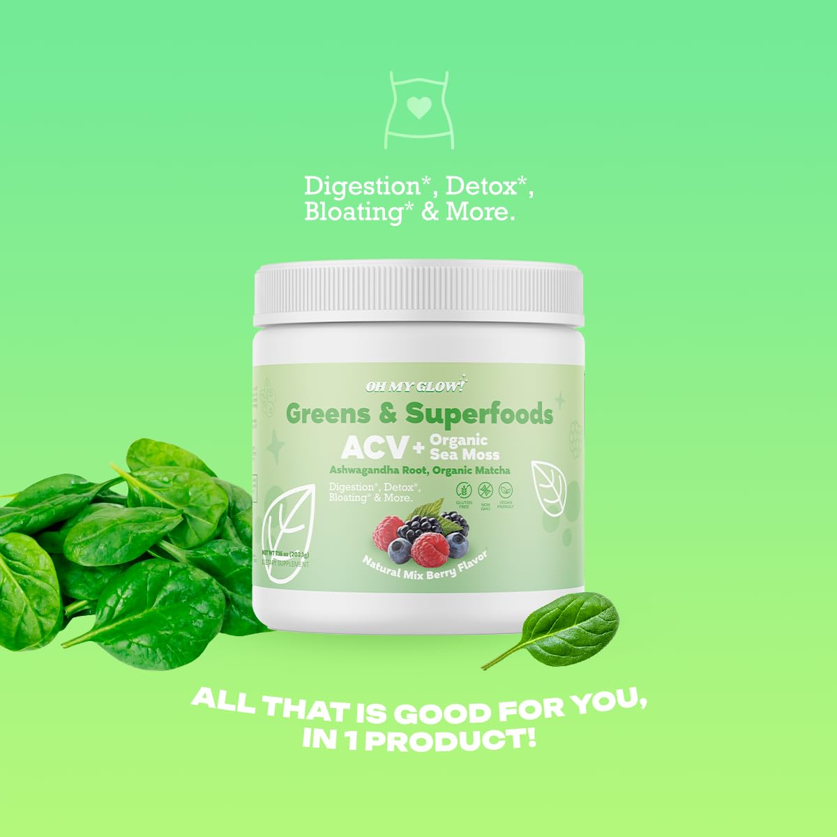 matcha energy boost greens powder
