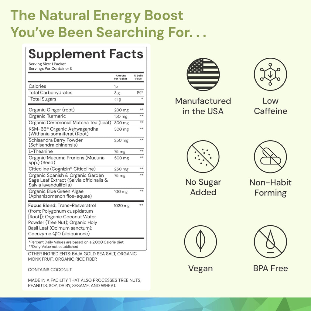 matcha infused memory supplement