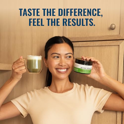 Matcha-infused powder for mental clarity