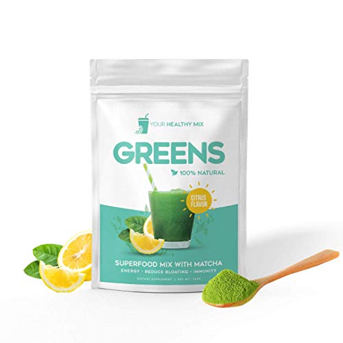 matcha spirulina smoothie mix