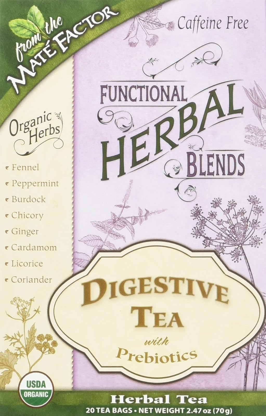 Mate Factor digestive tea for gut health