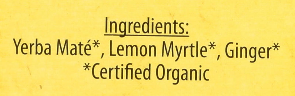 Mate Factor lemon ginger infusion