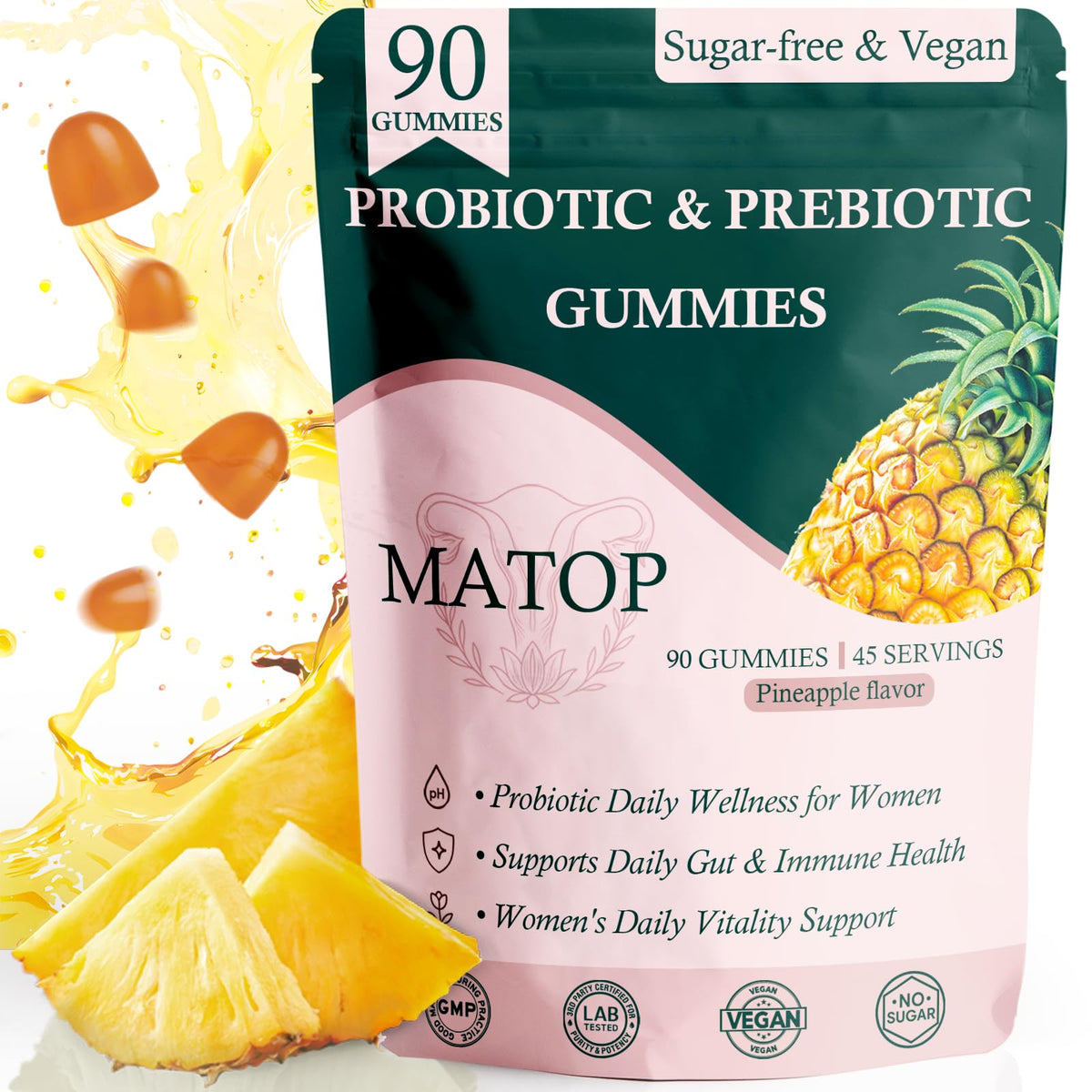 MATOP probiotic gummies for digestive health