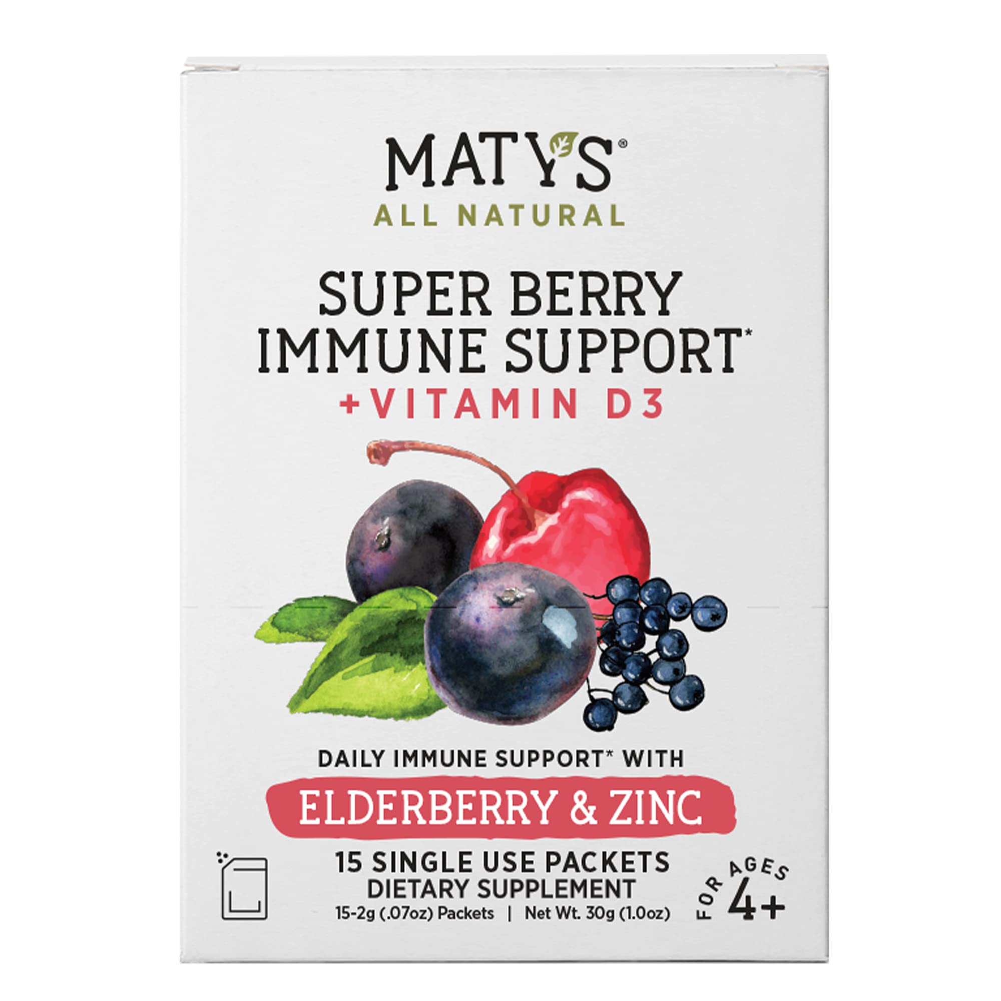 Matys elderberry immune support packets