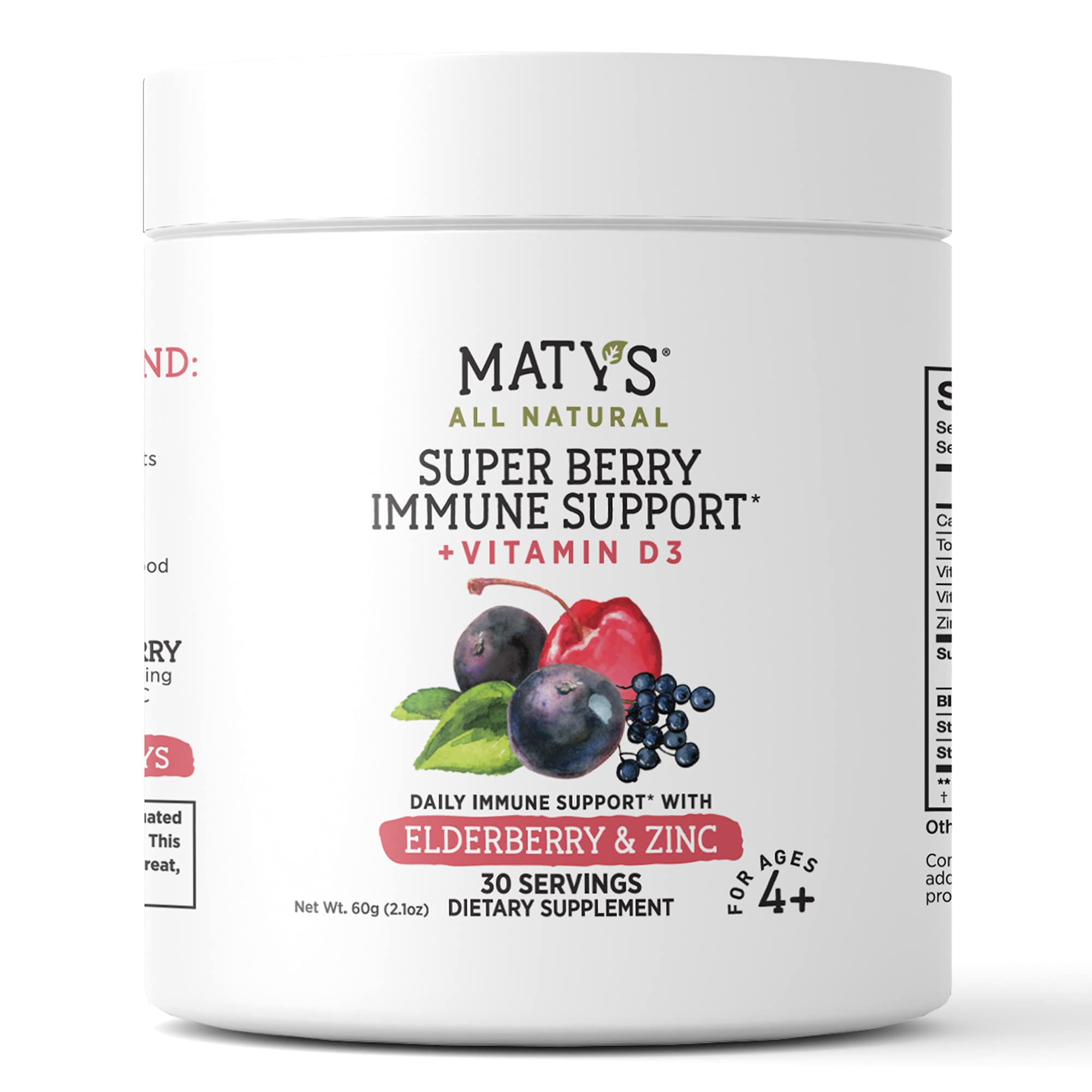Matys elderberry immune support powder