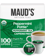 Maud's peppermint tea pods 100 count