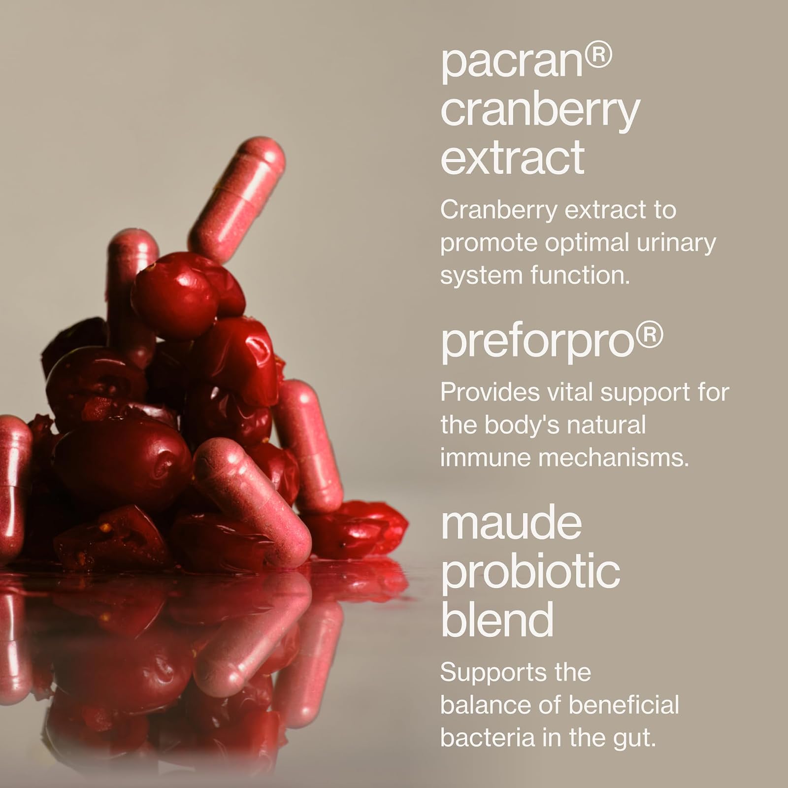 Maude probiotics for balanced flora