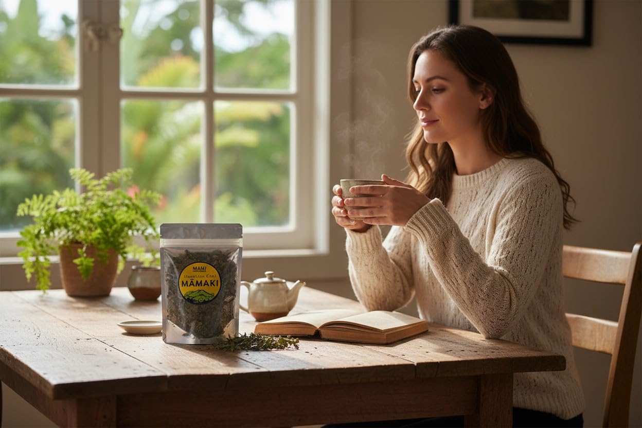 Mauifarmacy Mamaki tea for relaxation