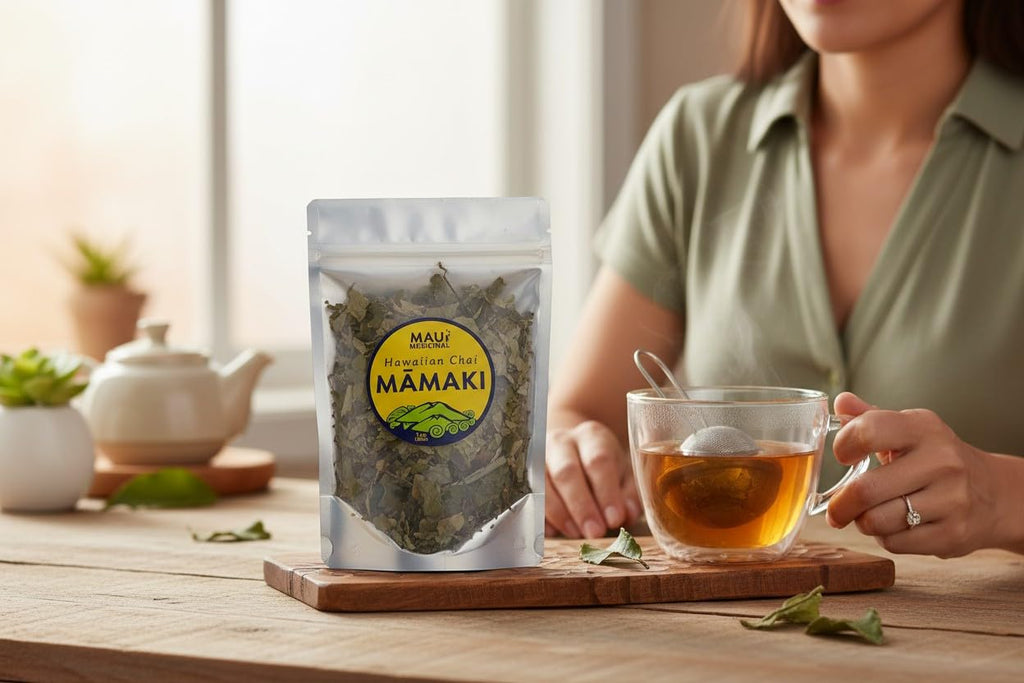 Mauifarmacy Mamaki tea for wellness