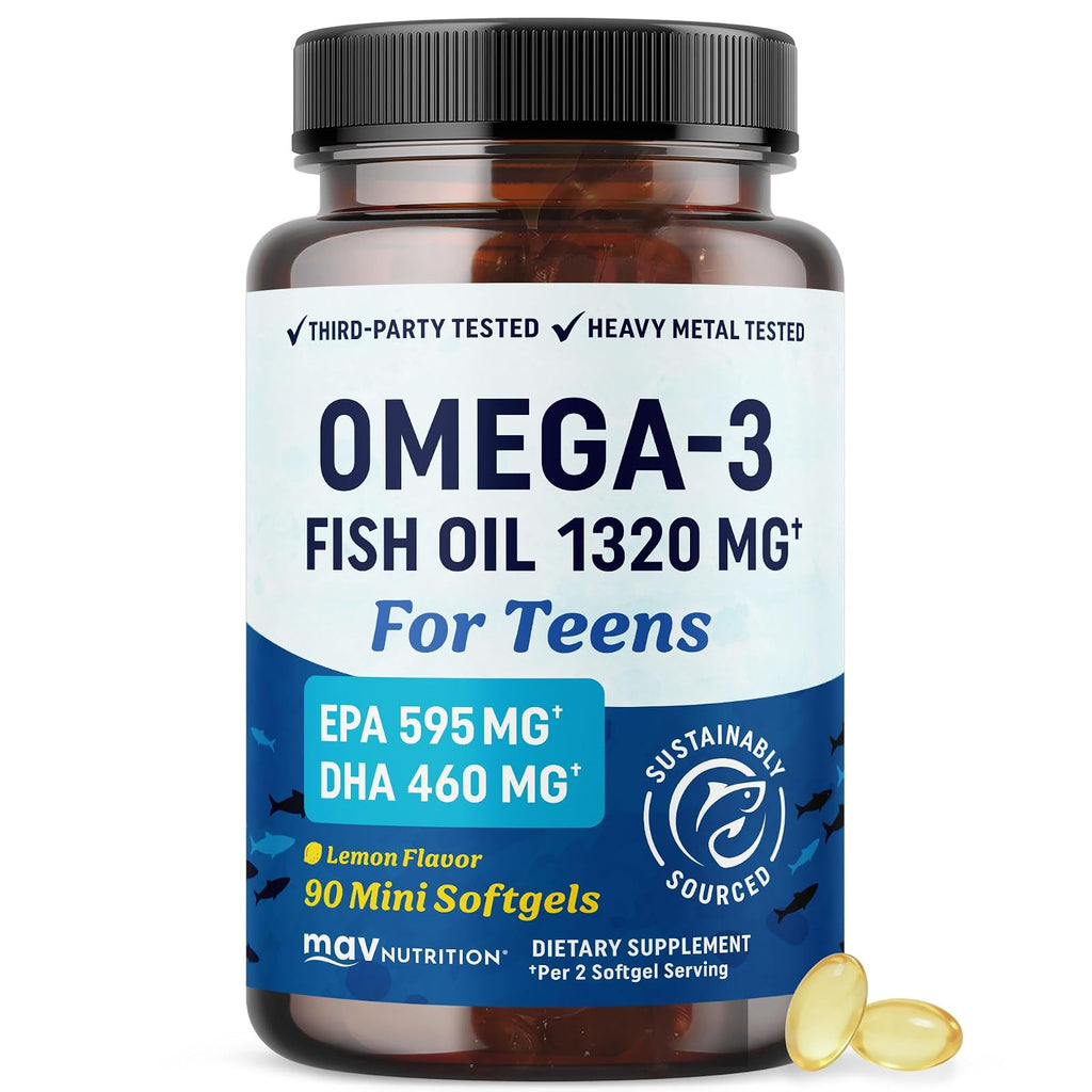 MAV NUTRITION Omega 3 softgels