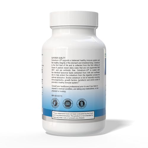 Max absorption colostrum capsules for leaky gut