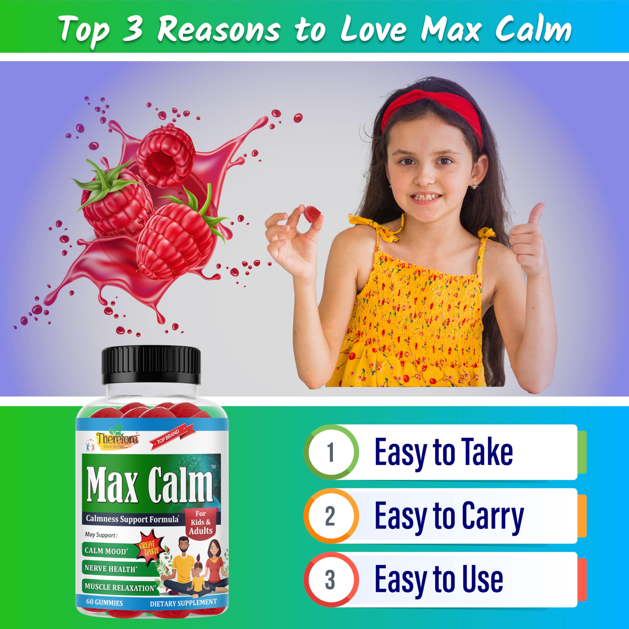Max Calm Gummies for relaxation and calmness