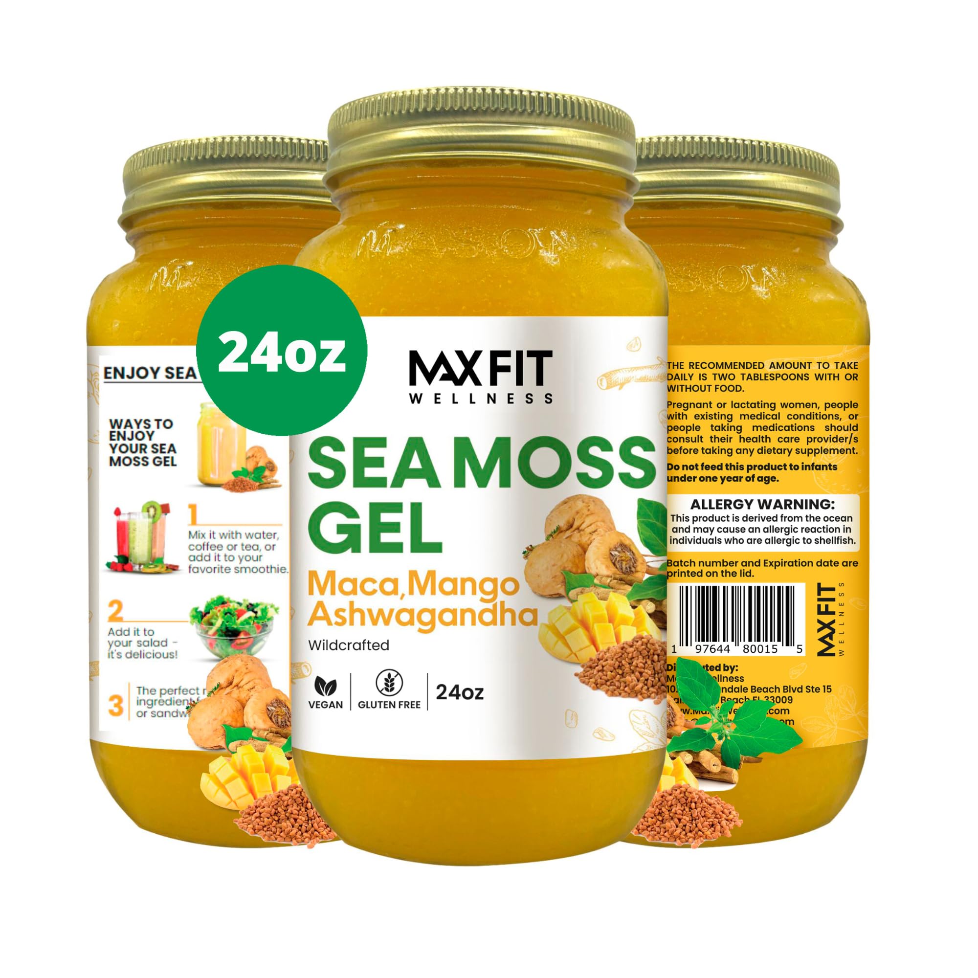MAX FIT sea moss gel benefits