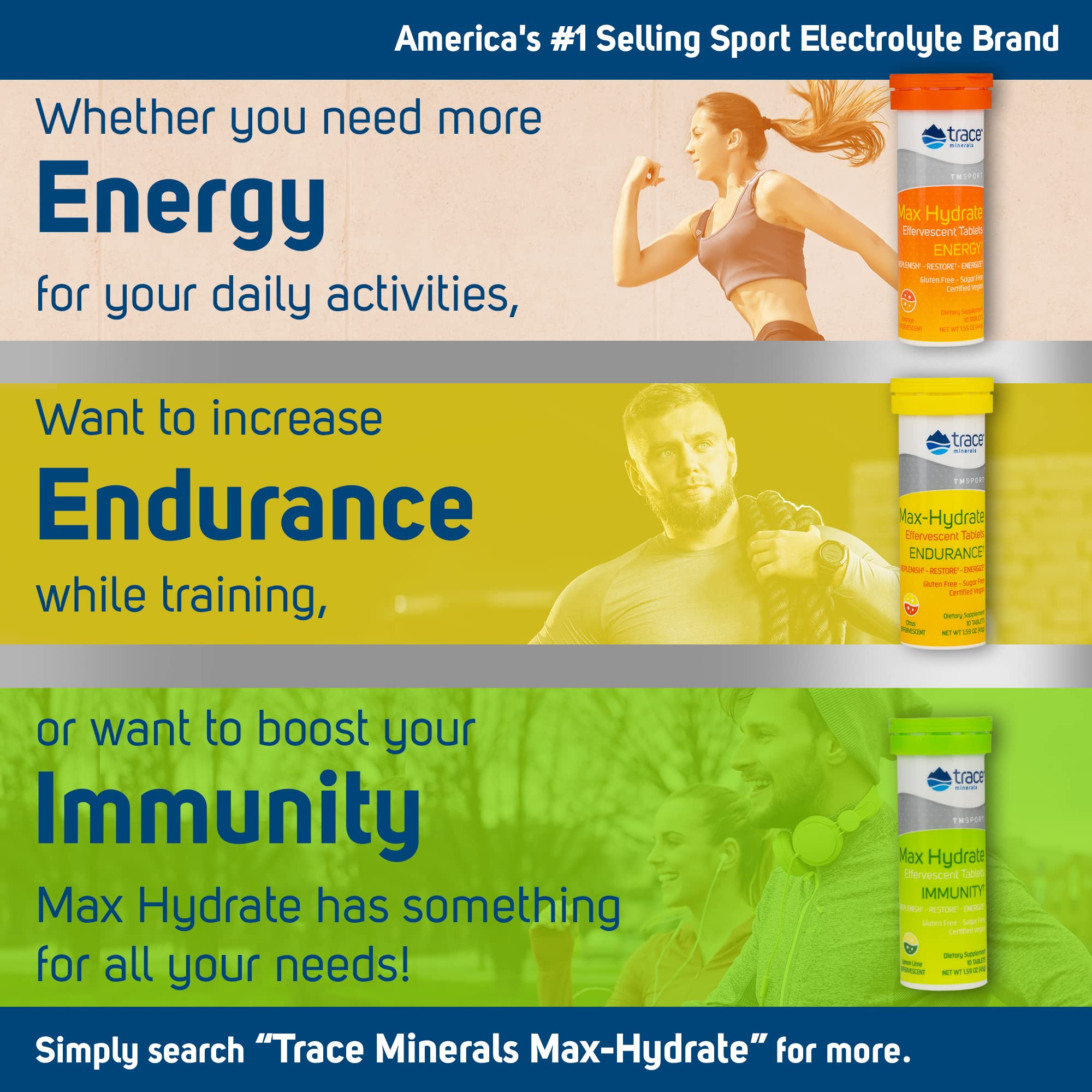 max-hydrate citrus electrolyte drink