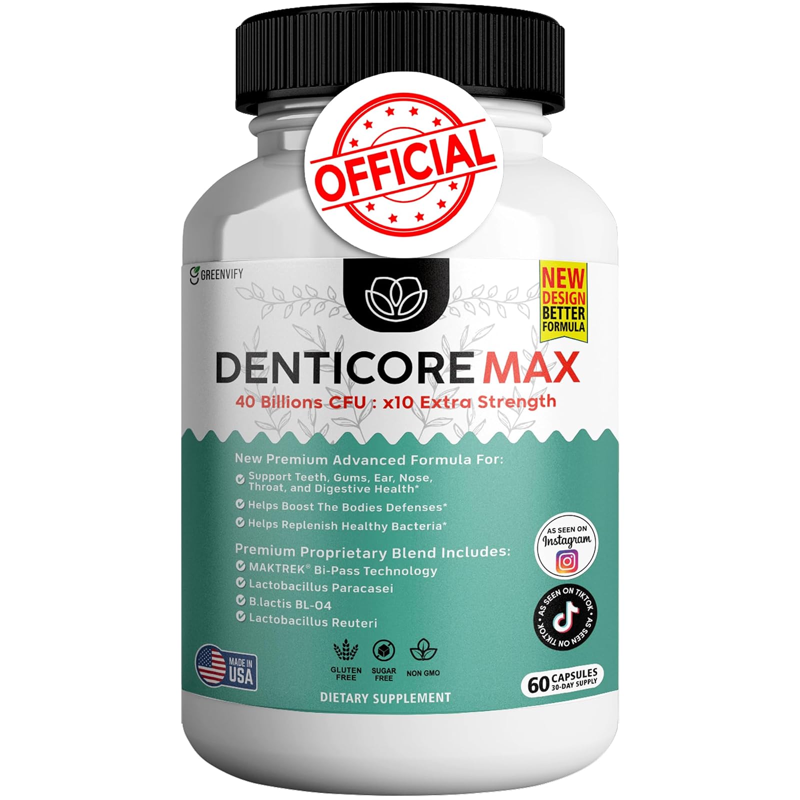 Max Oral Probiotics for gut health
