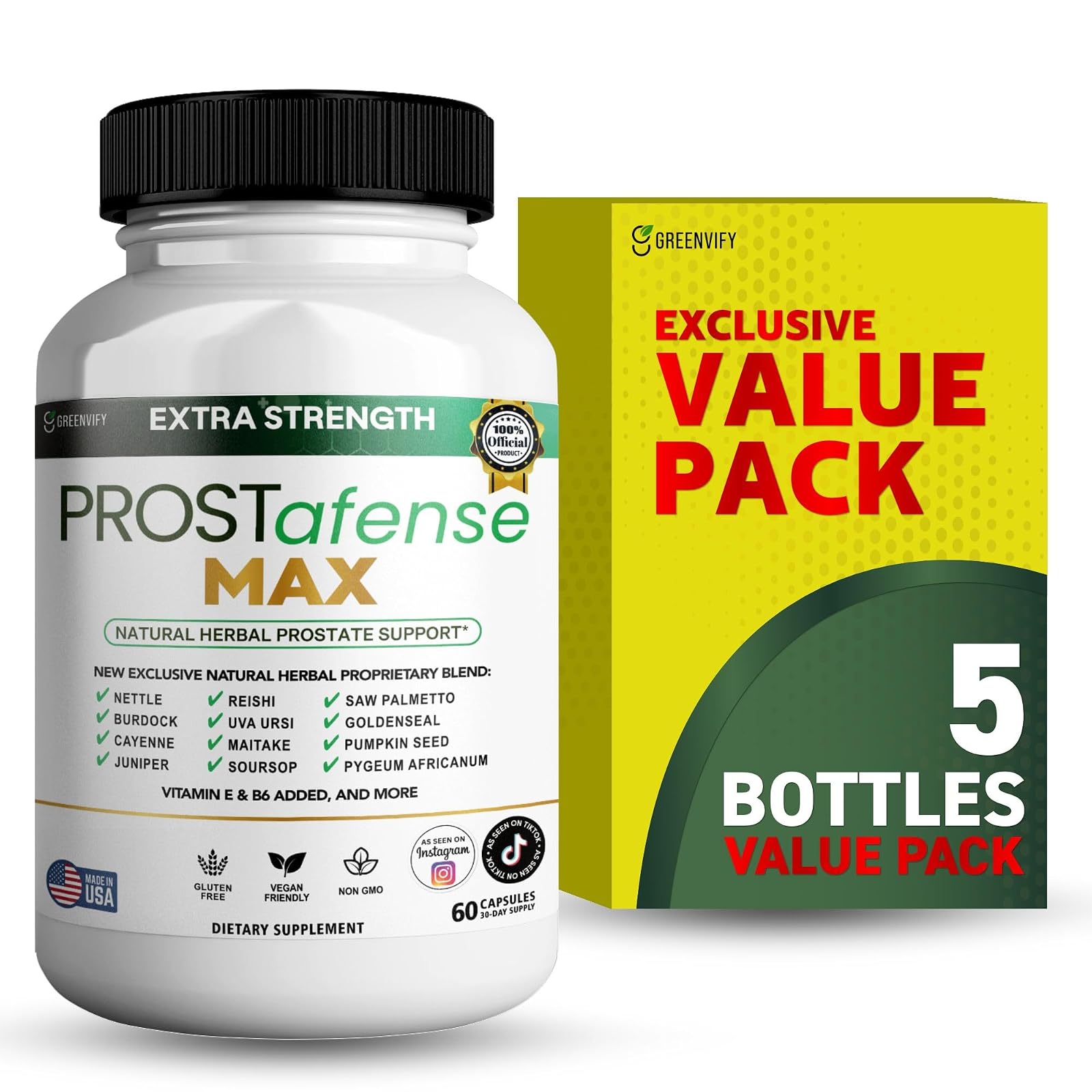 Max Prostate Support herbal capsules