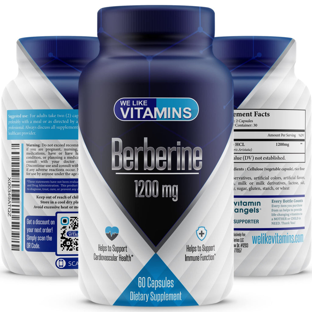 max strength berberine supplement capsules