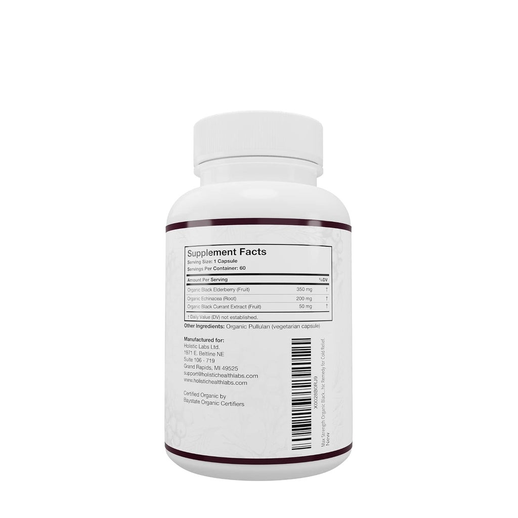 Max Strength elderberry for cold relief