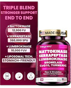Max Strength Nattokinase multivitamins for heart health