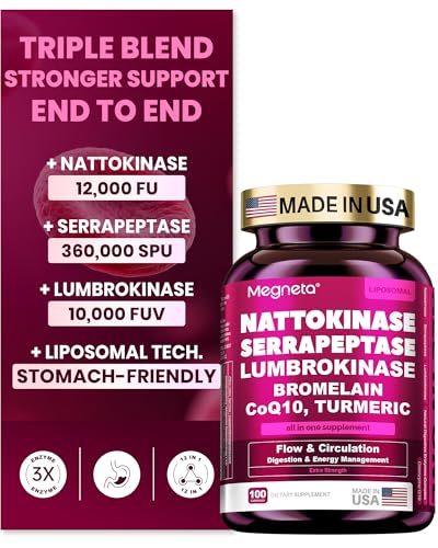 Max Strength Nattokinase multivitamins for heart health