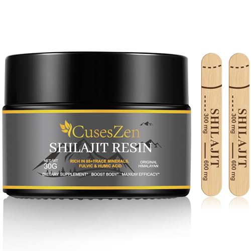 Max strength organic Shilajit resin